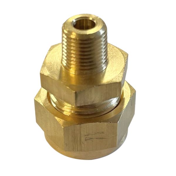 AG Male Coupling (1/8" BSP Taper to 3/8" Compression) – All About Boats