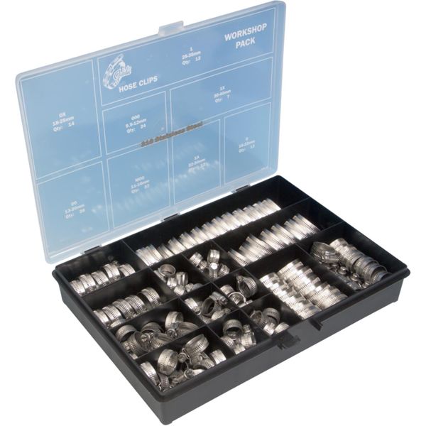 Jubilee Workshop Pack of Stainless Steel 316 Hose Clips – All About Boats