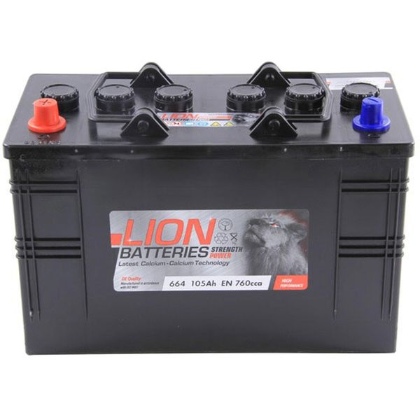 Lion Commercial Battery 664 (105Ah / Flooded Lead Acid) – All About Boats