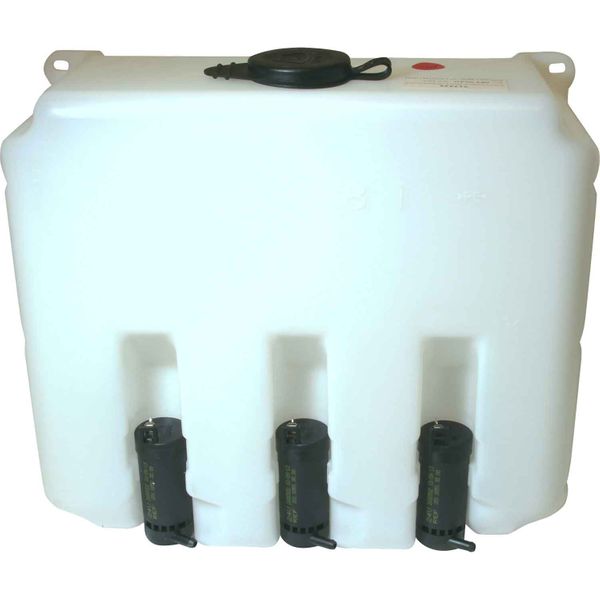 Windscreen Washer Tank with 3 x 24V Pumps (9.7 Litre Capacity) – All ...