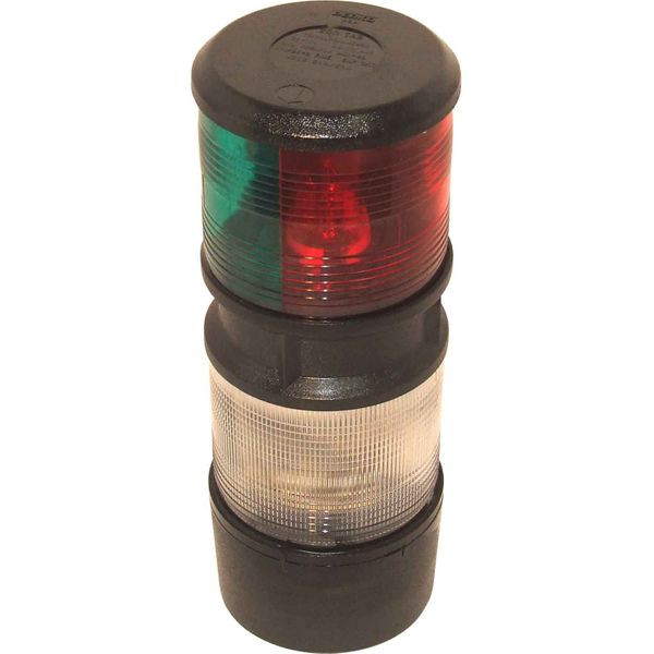 Perko 0200 Tricolour Navigation Light with Anchor (12V / 10W / 25W ...