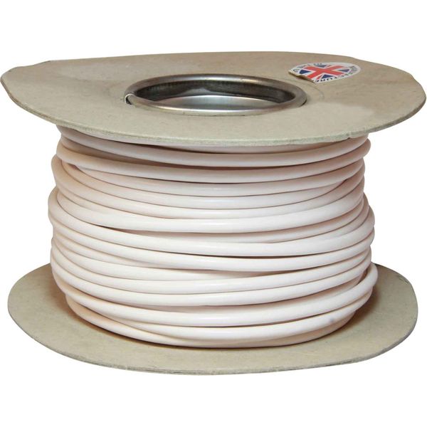 AMC 1 Core 3mm² White Thin Wall Cable (100m) – All About Boats