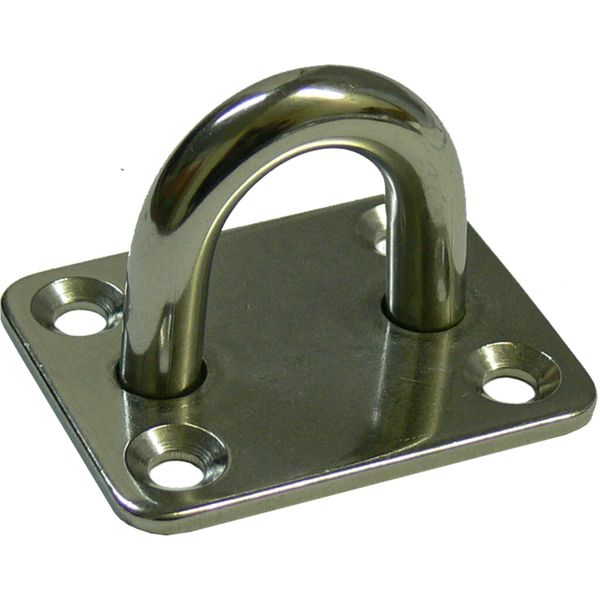 Osculati Stainless Steel Eye Plate (40mm x 50mm Base / 4 Bolts) – All ...