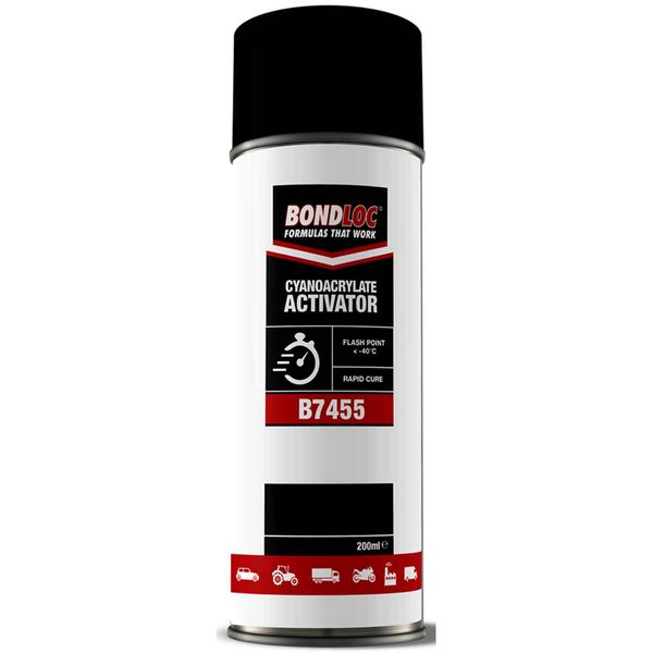 Bondloc B7455 CA Activator Aerosol (Clear / 200ml) – All About Boats