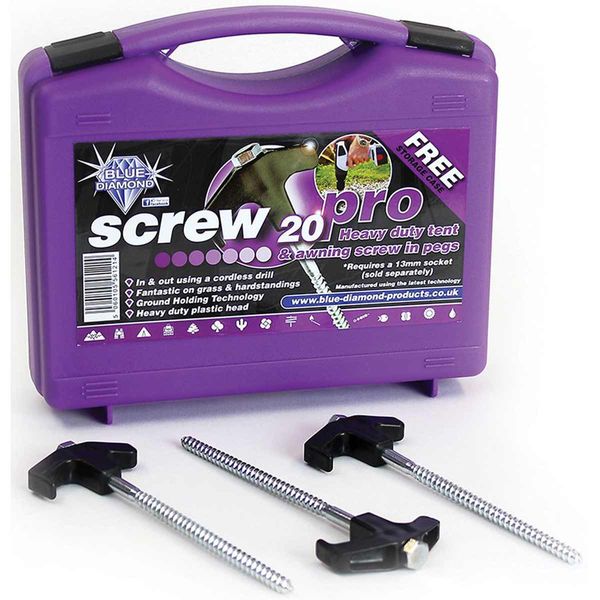 Blue Diamond Screw Pro Pegs (Case Of 20) – All About Boats