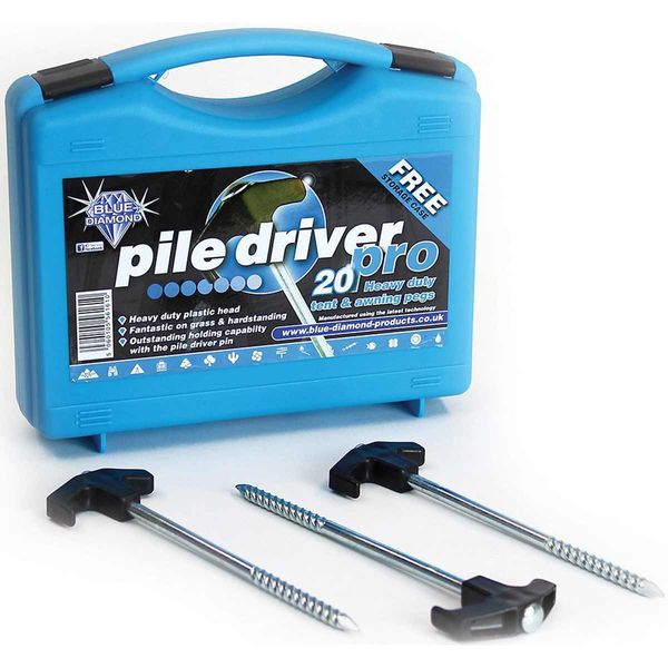 Blue Diamond Pile Drive Pro Pegs (Case Of 20) – All About Boats