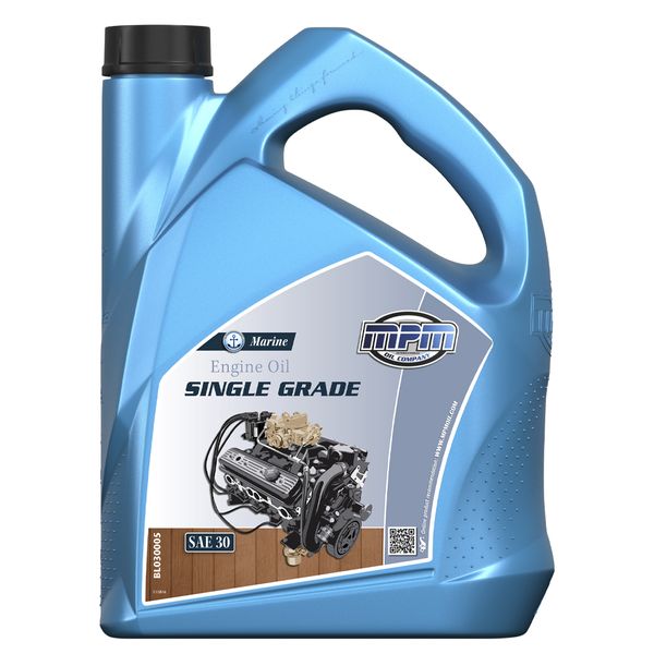 MPM Marine Single Grade Engine Oil SAE30 5 Litre – All About Boats