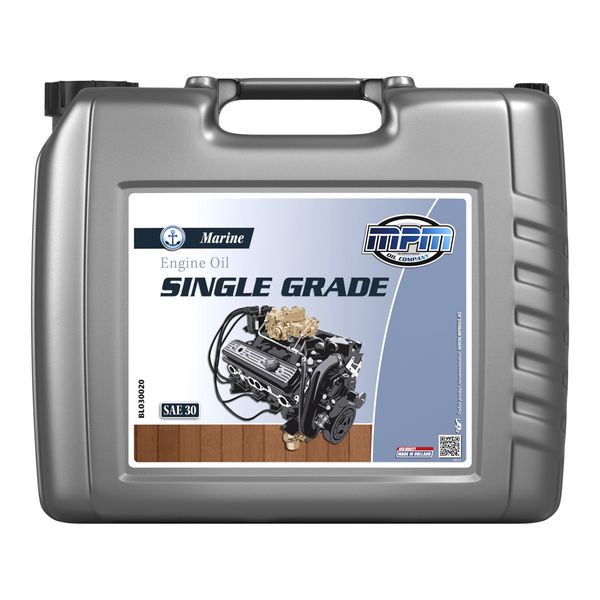 MPM Marine Single Grade Engine Oil SAE30 20 Litre – All About Boats