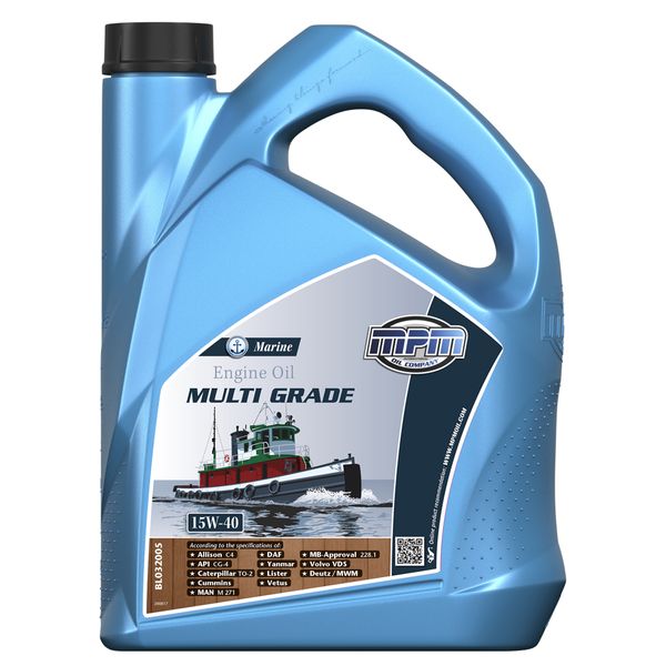 MPM Marine Multi Grade Engine Oil 15W-40 5 Litre – All About Boats